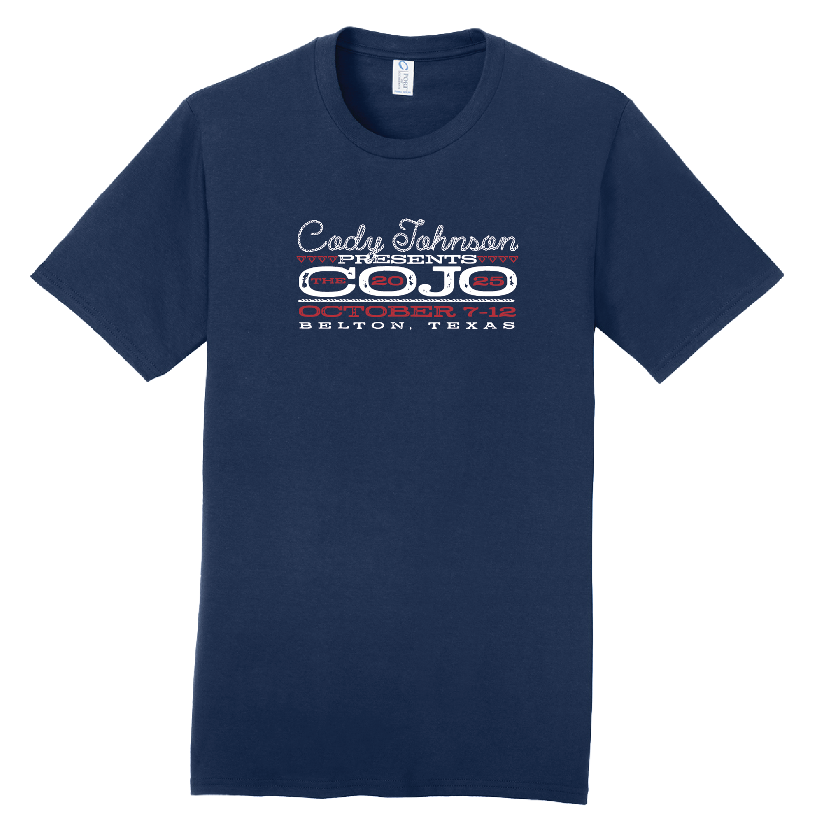 The COJO 25' Tee – Cody Johnson Music and Roping
